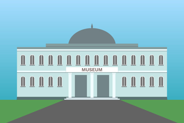 卡通博物馆素材-卡通博物馆图片-卡通博物馆设计模板-昵图网