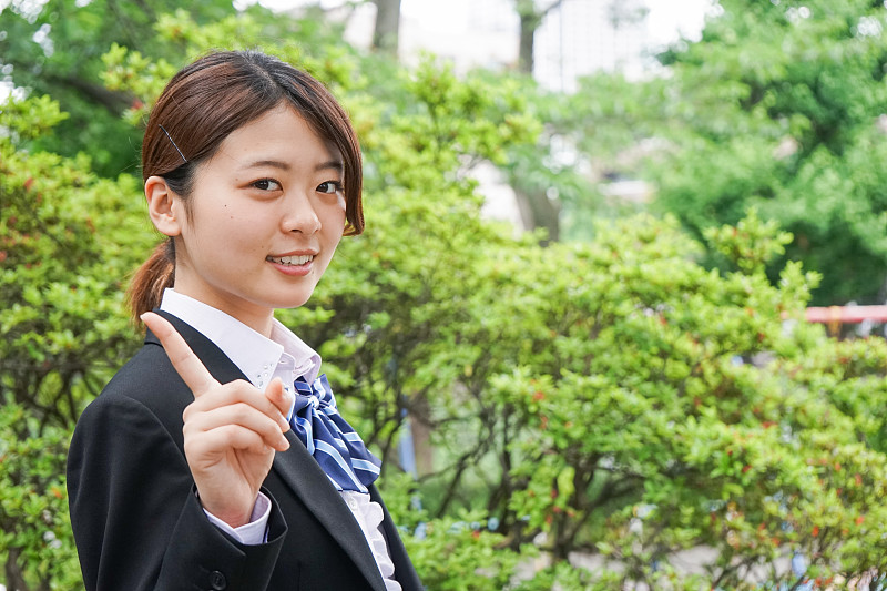 制服 学生 礼仪学校 初中学生 日本校服 角色扮演 校服 青少年 半身像 日本人 摄影素材 汇图网